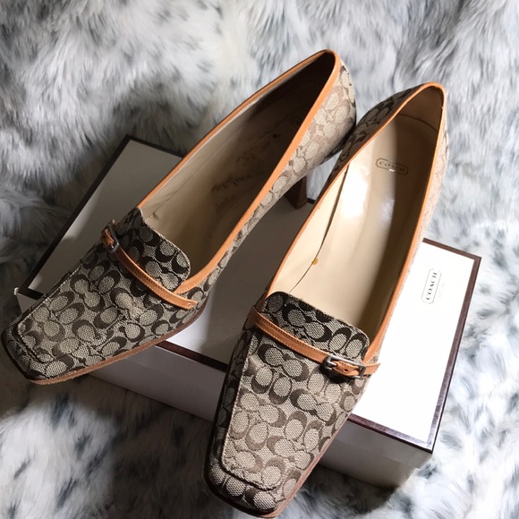 Coach | Shoes | Coach Lego Pump 3 Heels Size Made In Italy | Poshmark